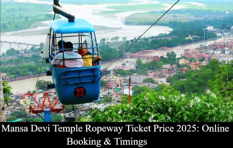 Mansa Devi Temple Ropeway Ticket Price 2025: Online Booking & Timings - Mandir Timings