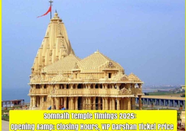 Somnath Temple Timings 2025: Opening & Closing Hours, VIP Darshan ...